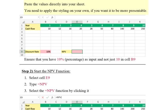 How To Calculate NPV Using Excel - Master Of Accountants